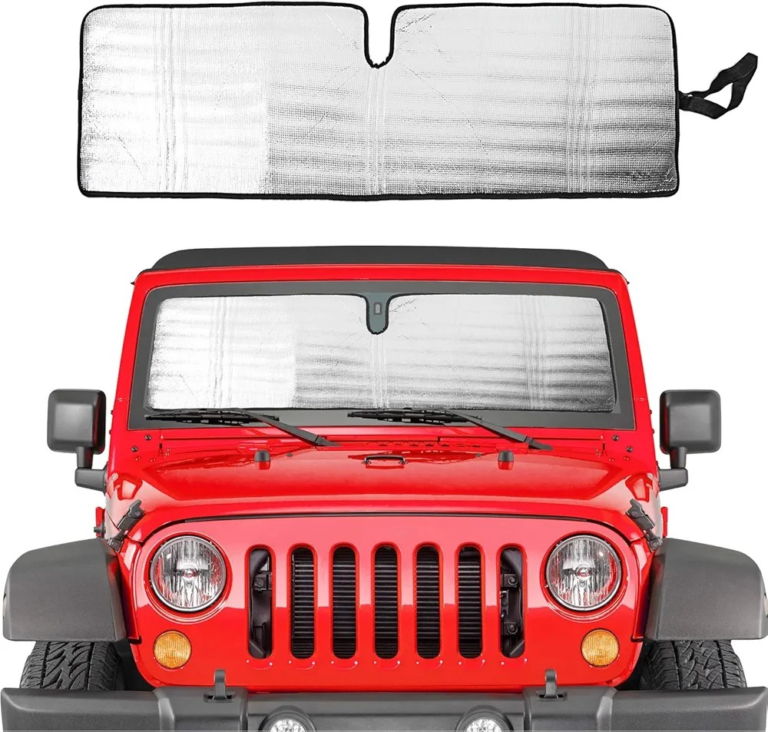 6 Best Jeep Wrangler windshield sun shades - Auto Gear Up
