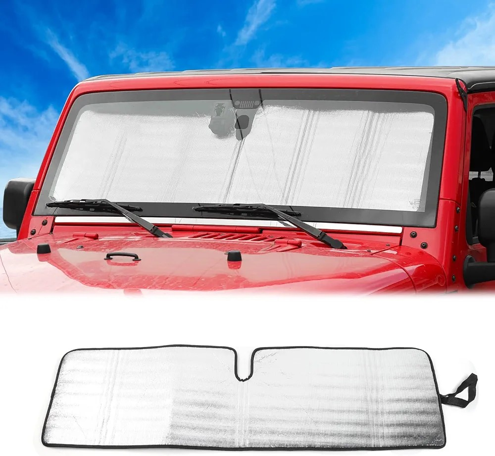 6 Best Jeep Wrangler windshield sun shades - Auto Gear Up