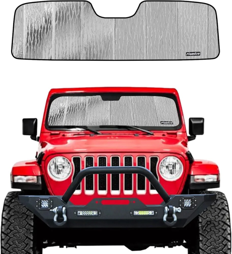 6 Best Jeep Wrangler windshield sun shades - Auto Gear Up