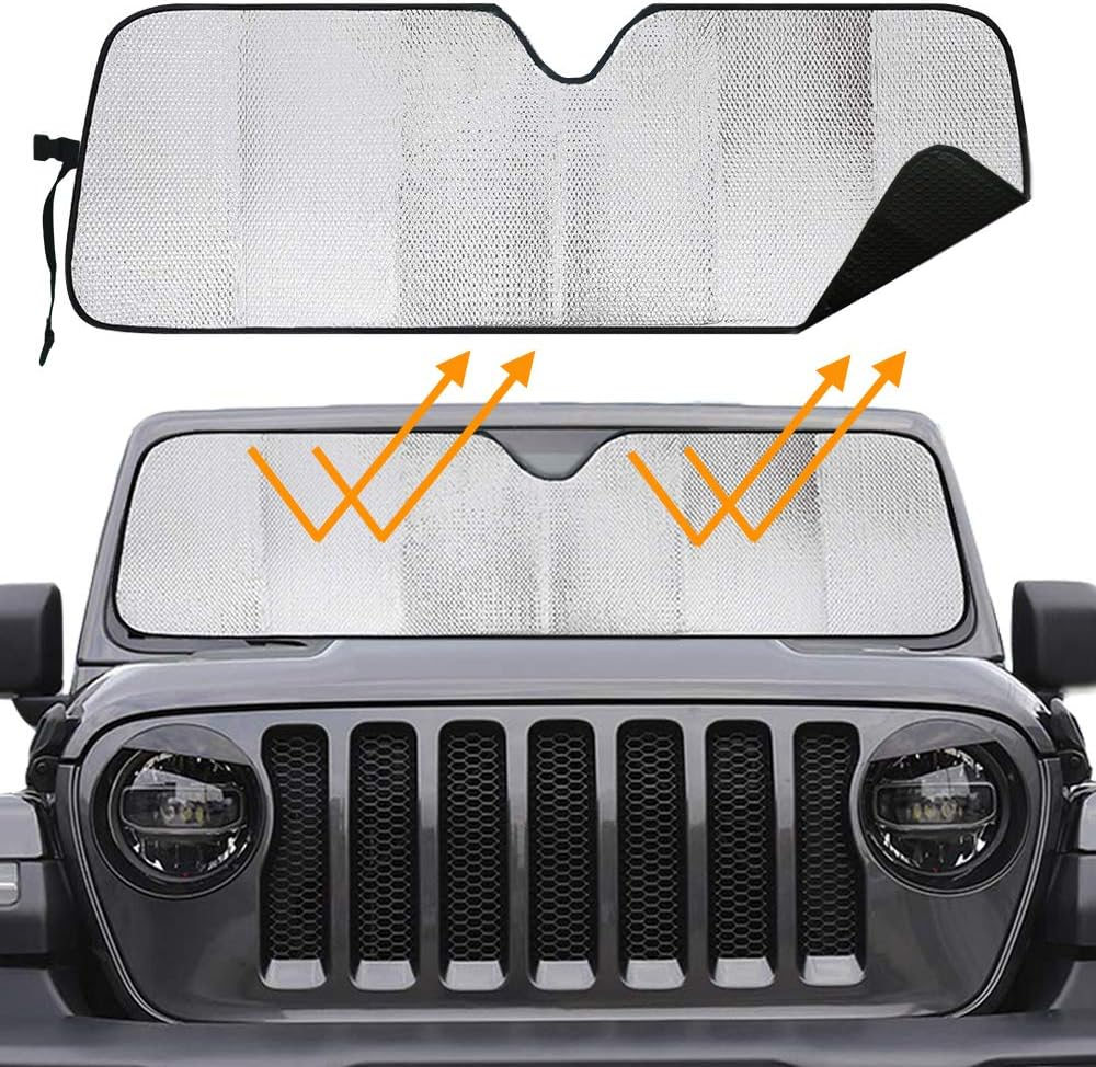 6 Best Jeep Wrangler windshield sun shades - Auto Gear Up